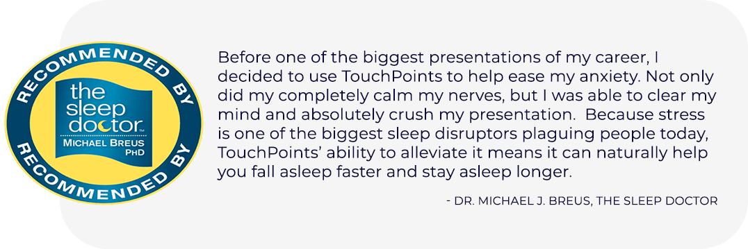 Sleep and TouchPoints™ | Sleep Better – TheTouchPoint Solution™